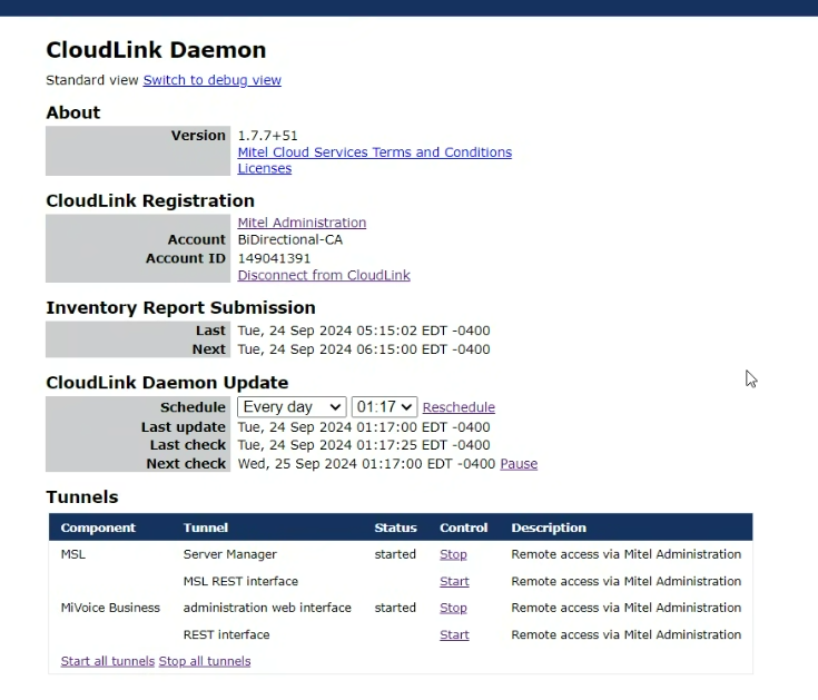 Integration von MiVoice Business